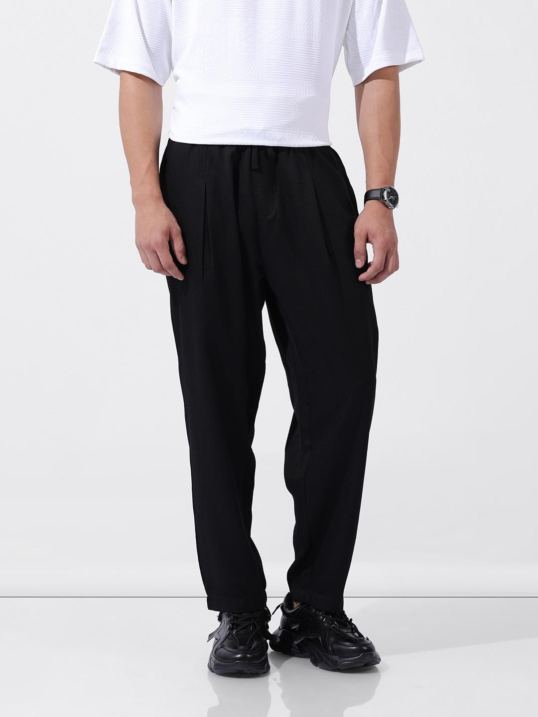 Buy The Indian Garage Co Men Drop Crotch Loose Fit Harem Trouser ...