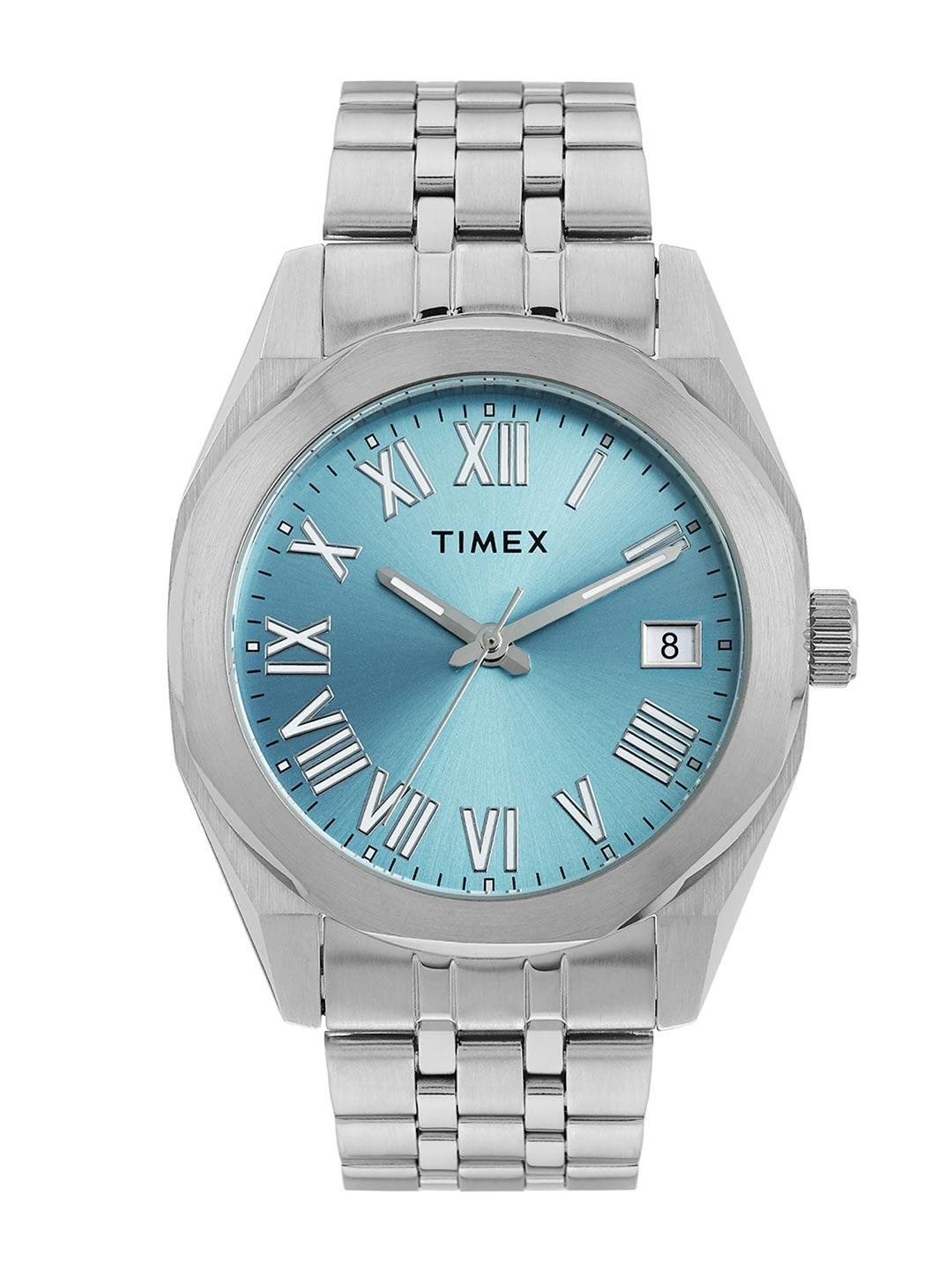 Buy Timex Round 42mm Blue Dial Analog Men Watch TWEG296SMU03 - Watches ...