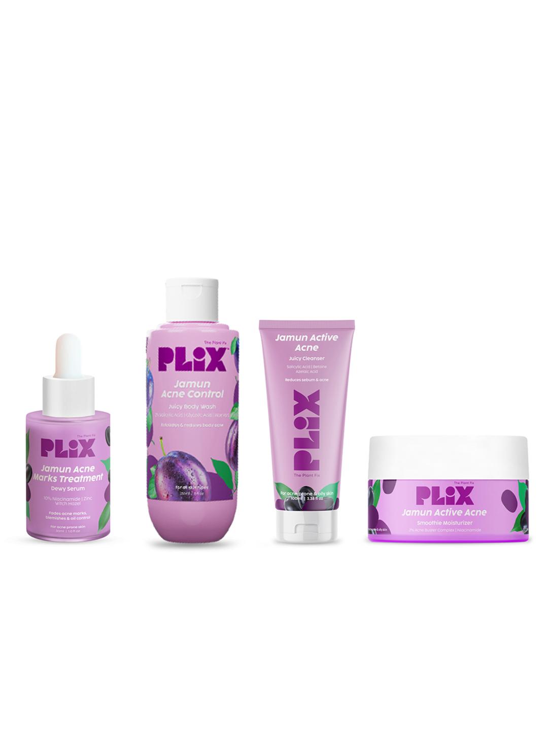 Buy PLIX THE PLANT FIX Jamun Acne Control Skin Care Combo - Skin Care ...