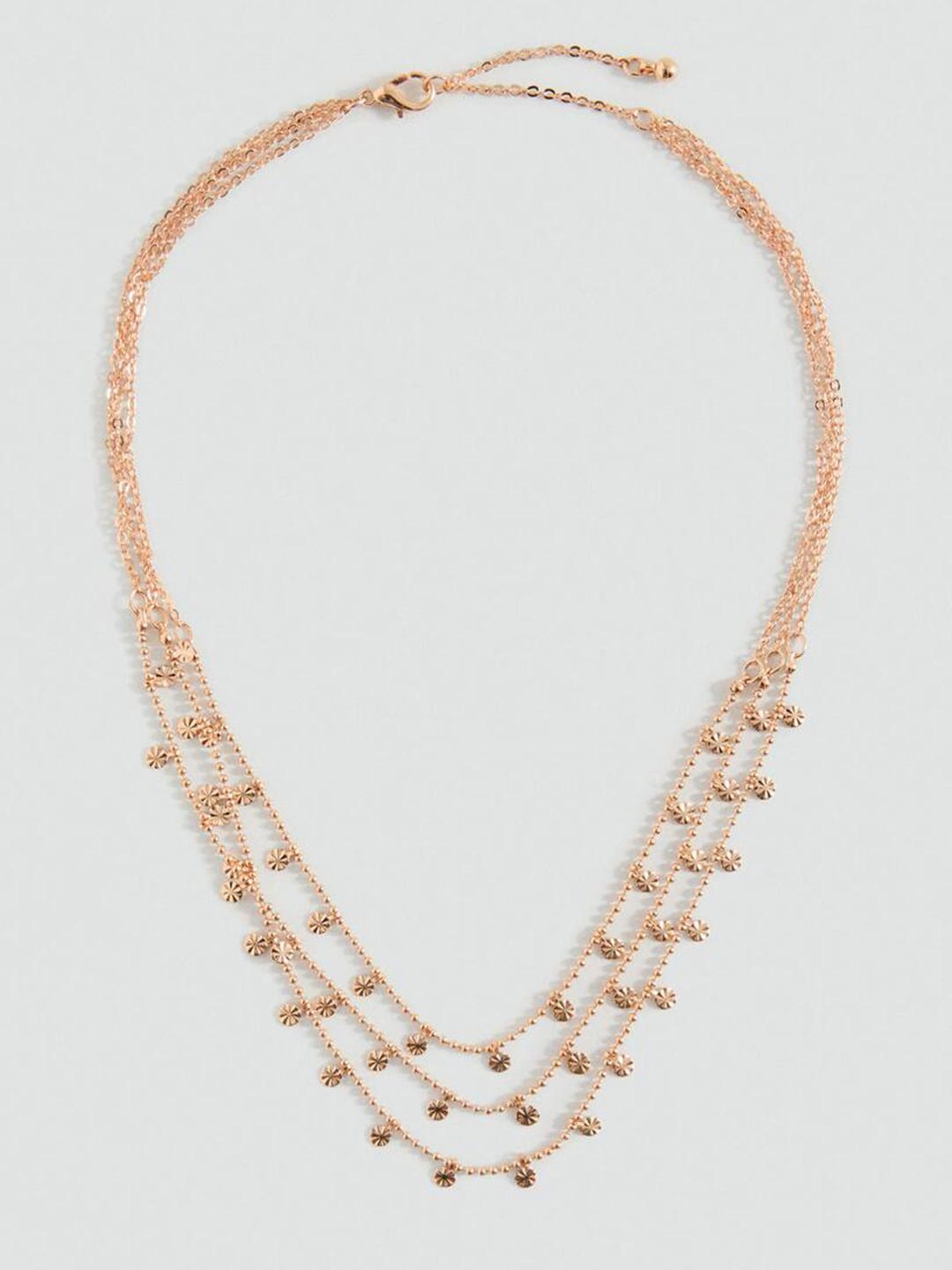 Buy MANGO Triple Layered Chain - Necklace And Chains for Women 35018413 ...