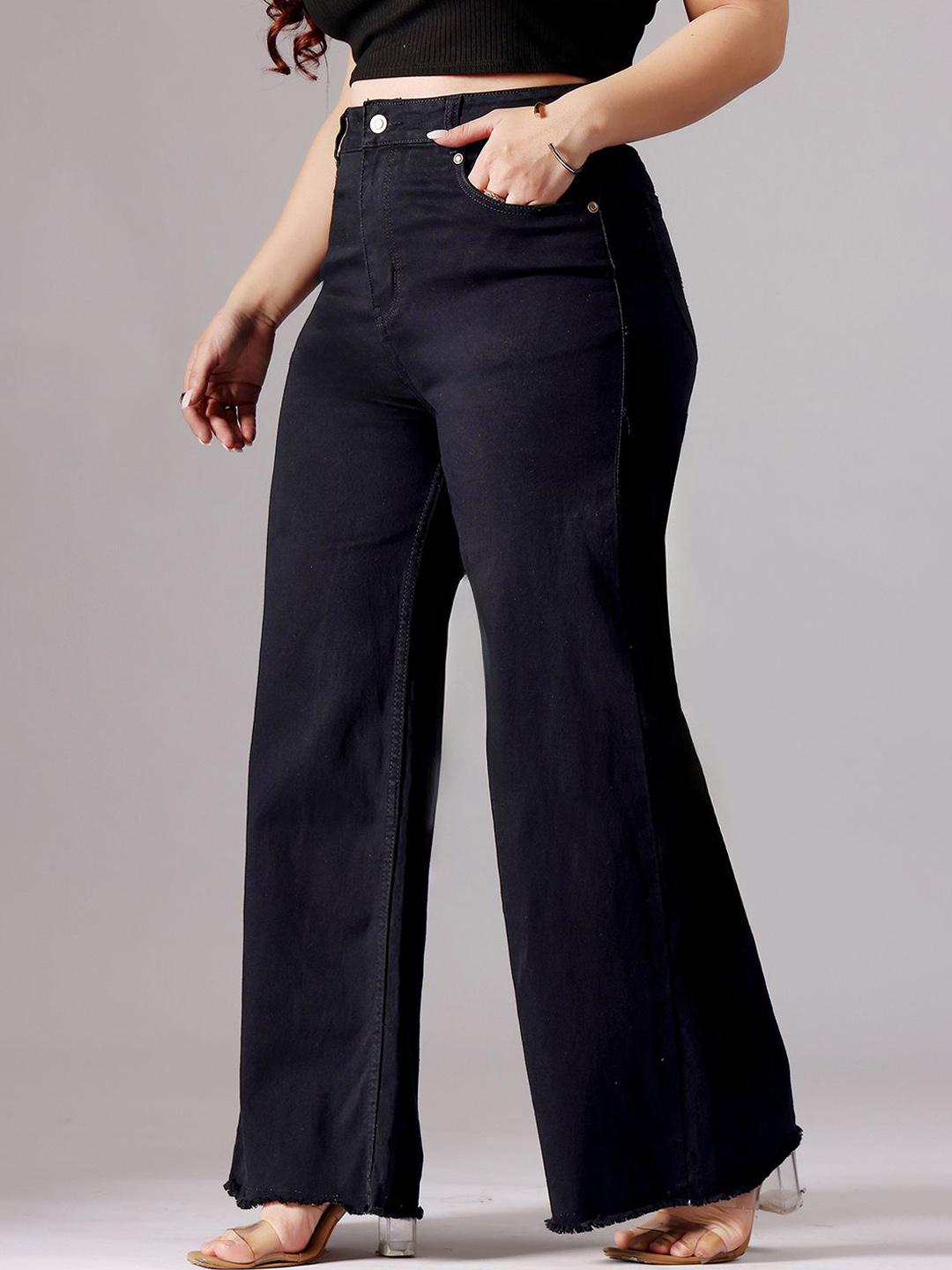 Buy Miss Chase A+ Women's High Rise Clean Look Regular Length ...