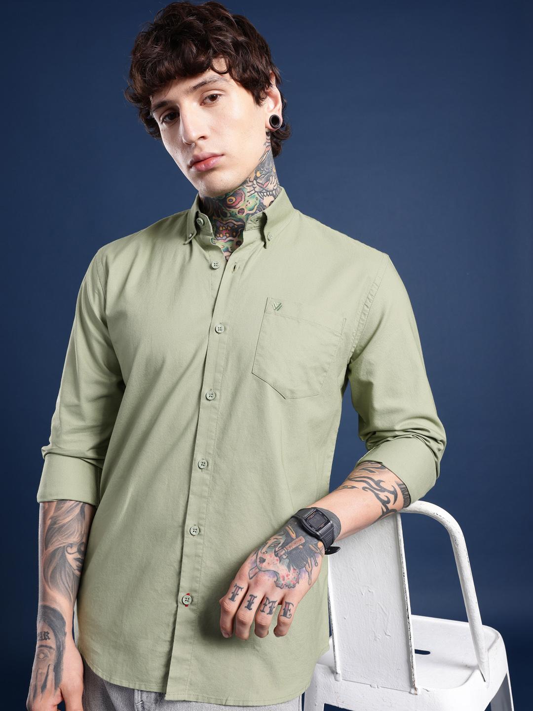 Buy BS BLUE SQUAD Men Slim Fit Casual Shirt - Shirts for Men 35112261 ...