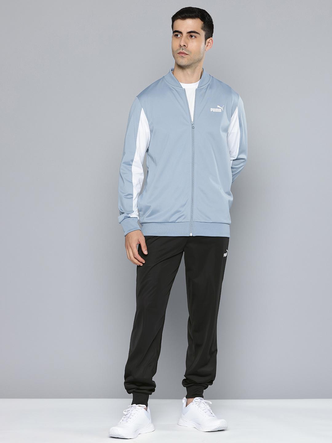Buy Puma Colorblocked Mock Collar Baseball Inspired Tracksuit ...