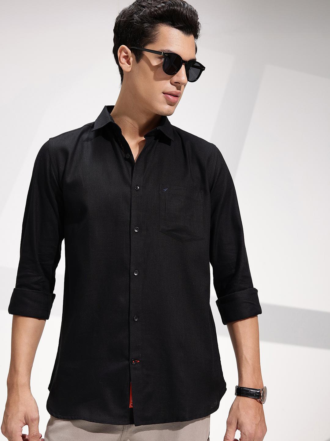 Buy INVICTUS Men Premium Slim Fit Pure Cotton Casual Shirt - Shirts for ...