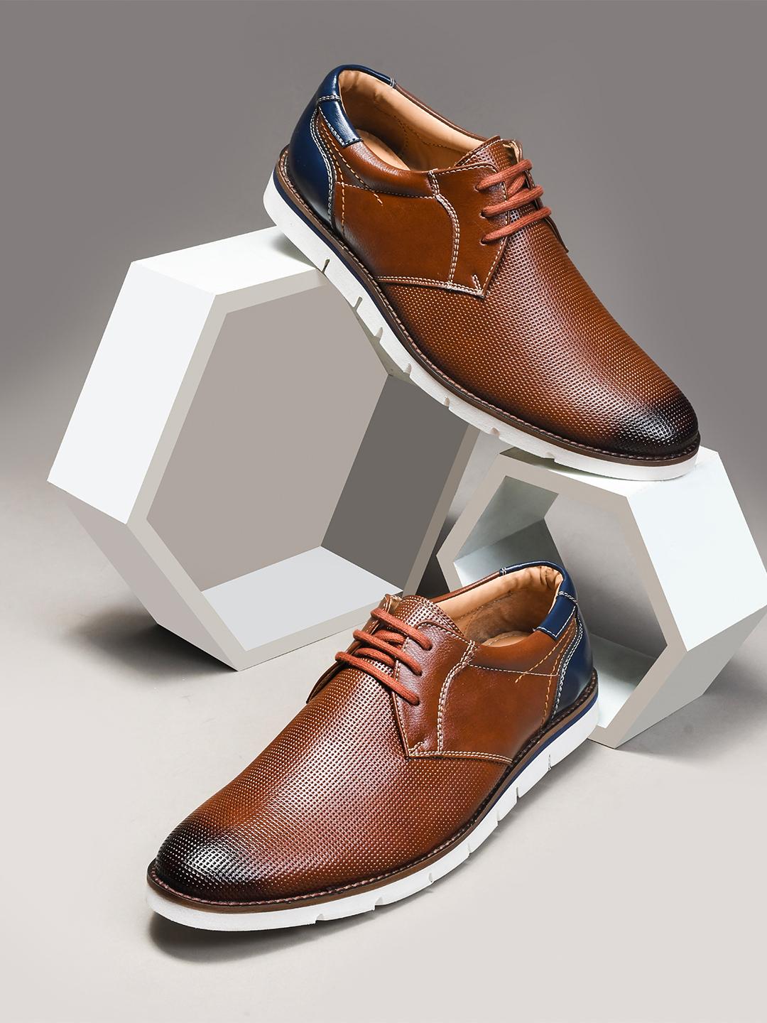 Buy WAVE WALKER Men Pointed Toe Lace Ups Sneakers - Casual Shoes for ...