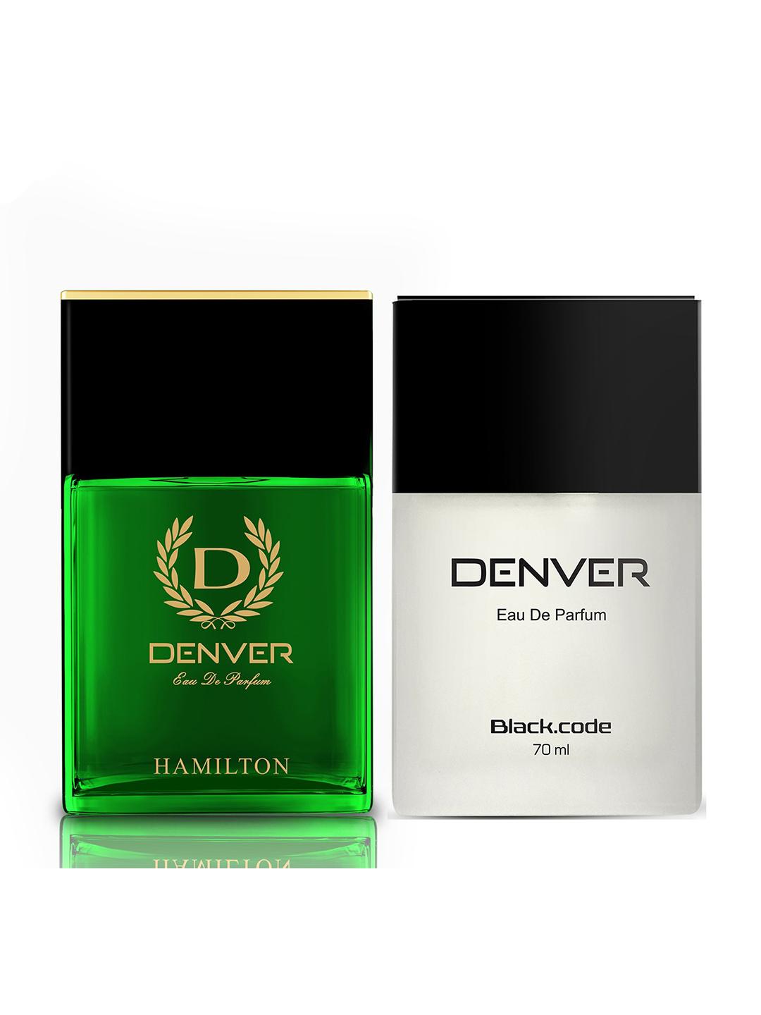 Buy Denver Men Set Of Hamilton & Black Code Eau De Parfum 70ml Each ...