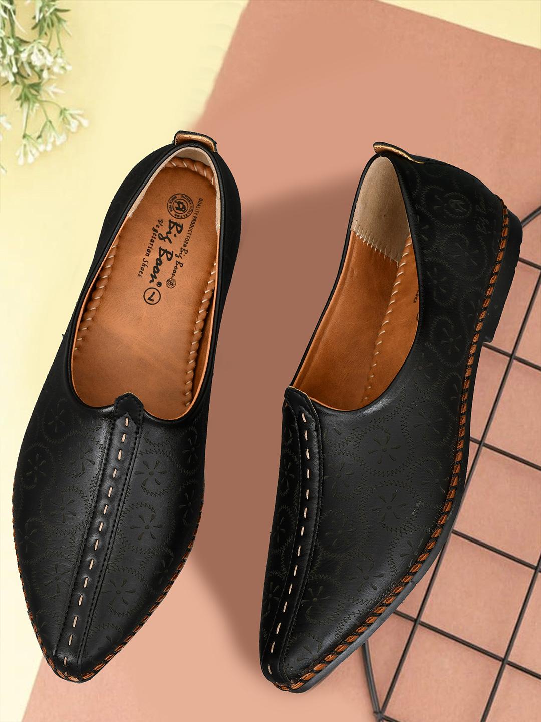 Buy Big Boon Men Slip On Ethnic Nagra Mojaris - Casual Shoes for Men ...