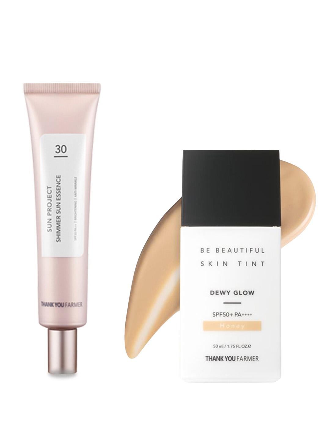 Buy Thank You Farmer Set Of Sun Project SPF30 Sunscreen 40ml & Be ...