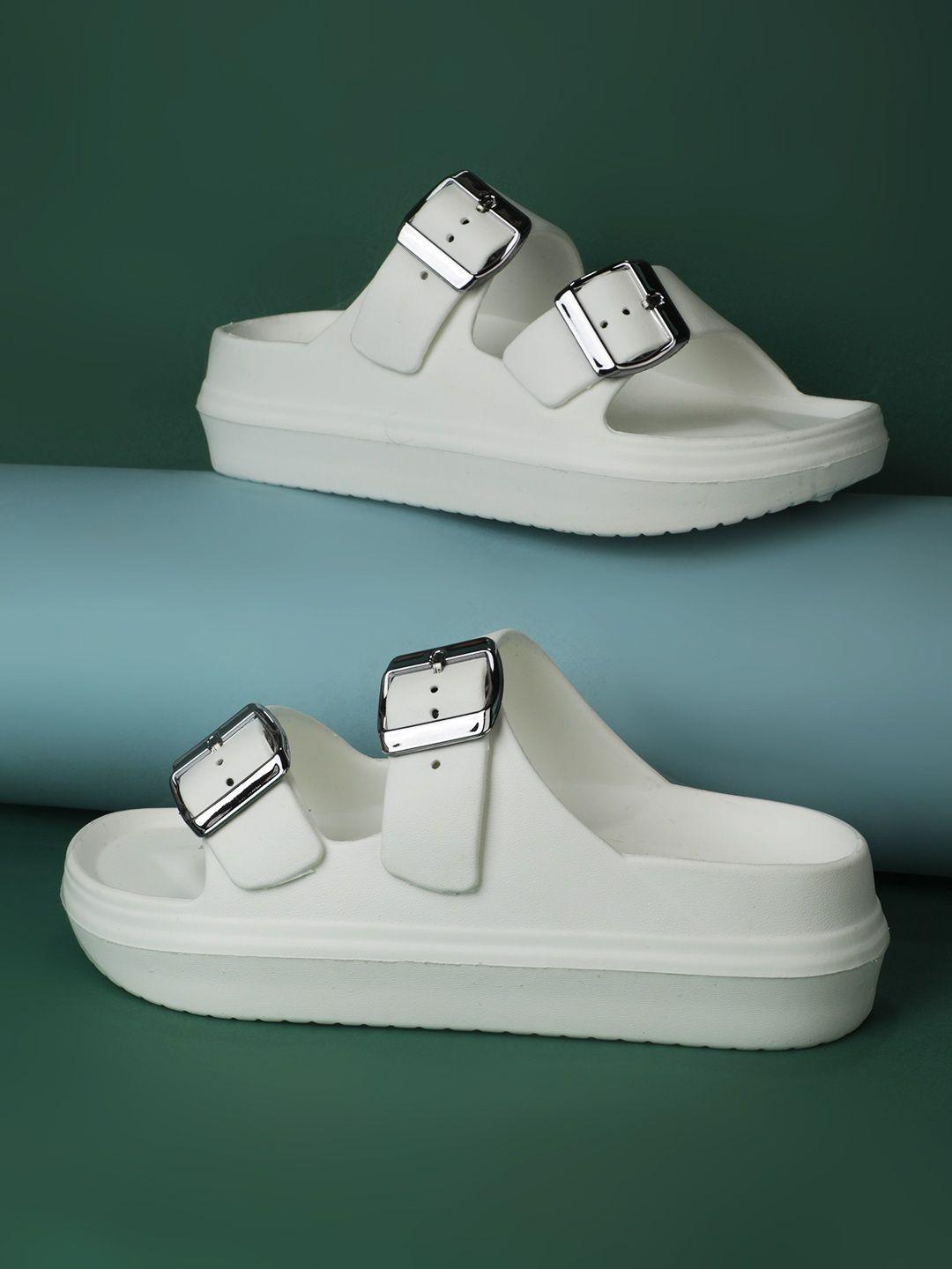 Buy Action Plus Women EVA Sliders With Buckle Detail - Flip Flops for ...
