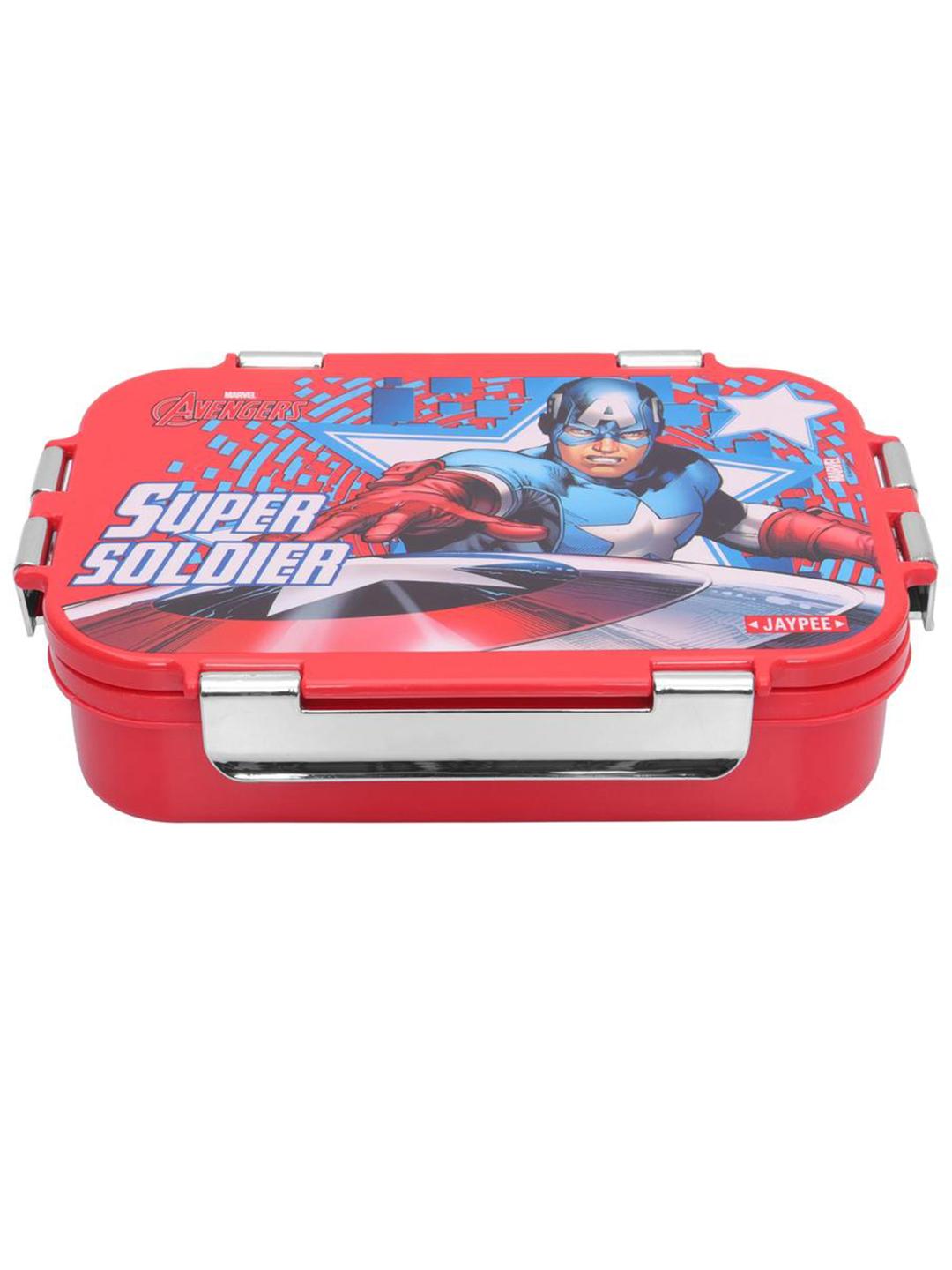 Buy Jaypee Wowsteel Sr. Red Inner Steel Lunch Box 900ml - Lunch Box for ...