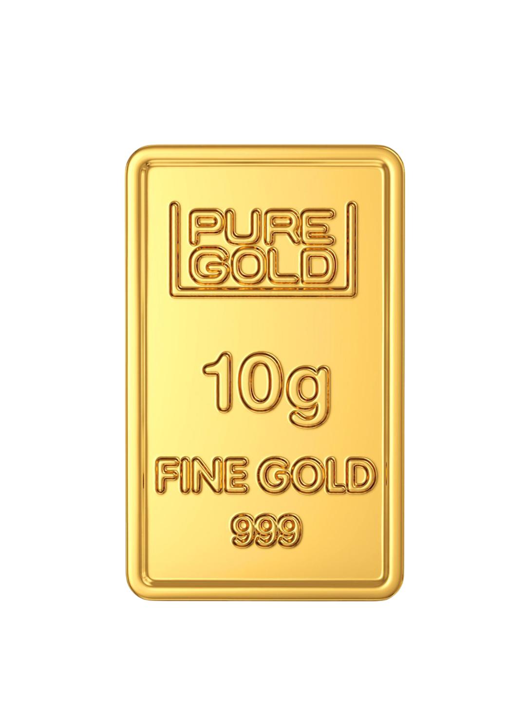 Buy Joyalukkas 24 KT Flower Gold Bar 10g - Gold Coin for Unisex ...
