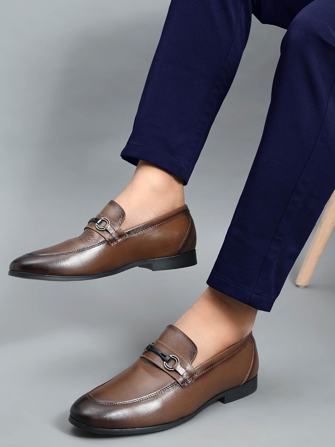 Buy WAVE WALKER Men Leather Lightweight Loafers - Casual Shoes for Men ...