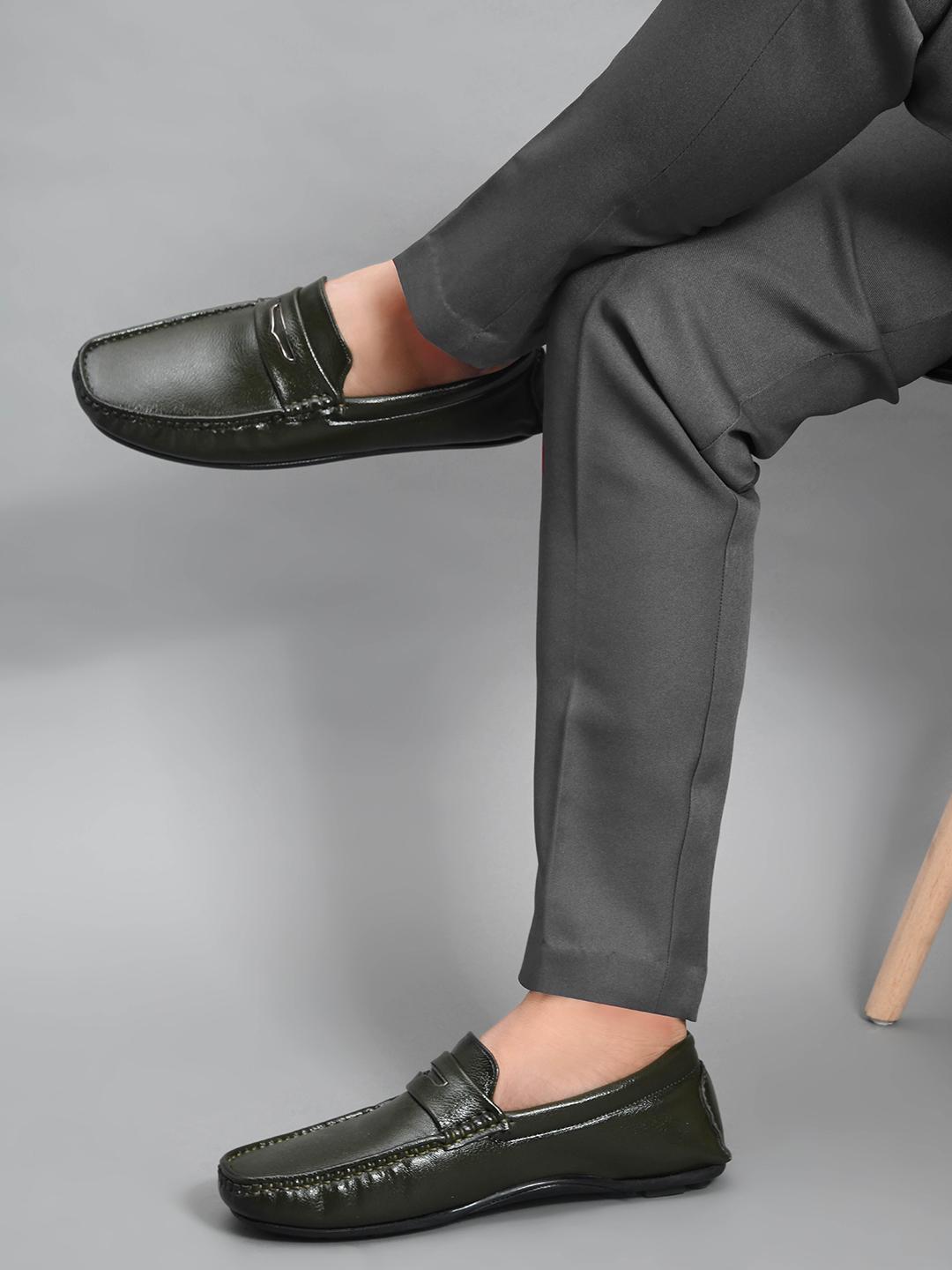 Buy WAVE WALKER Men Round Toe Slip On Loafers - Casual Shoes for Men ...