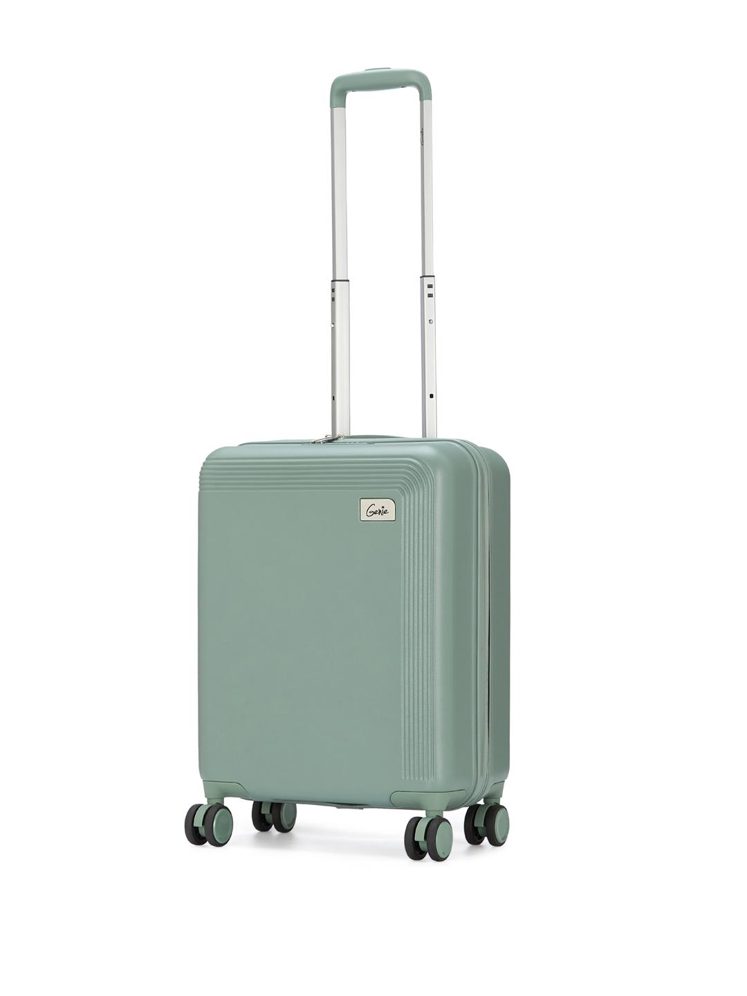 Buy Genie Unisex Rhythm Hard Shell Cabin Trolley Suitcase 55L - Trolley ...
