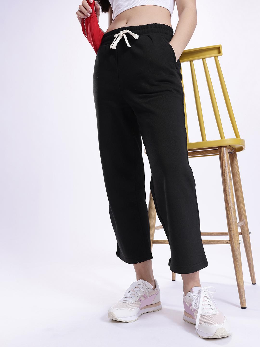 Buy Kook N Keech Women Cropped Track Pant - Track Pants for Women ...