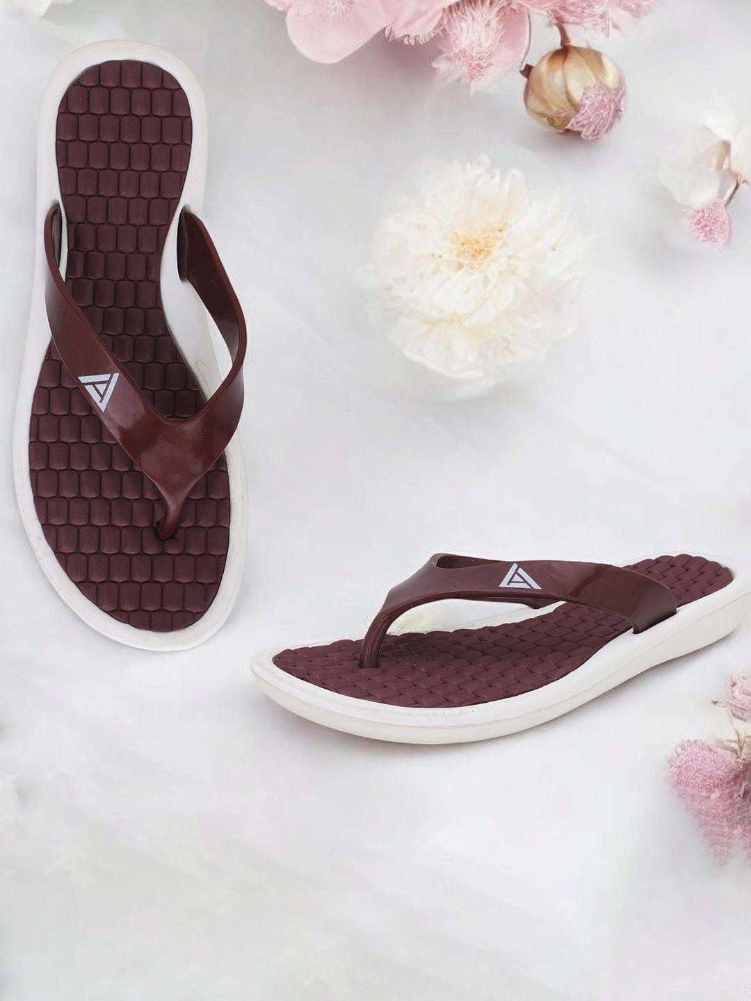 Buy Pampy Angel Women Maroon Croslite Thong Flip Flops - Flip Flops for ...