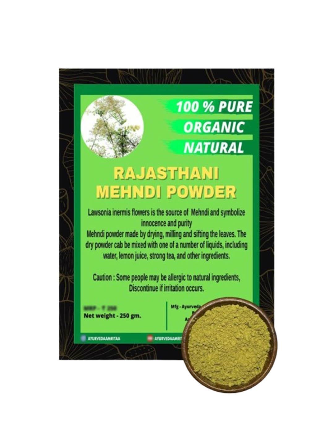 Buy Ayurveda Amrita Premium Rajasthani Mehndi Powder 250 G - Hair Masks ...