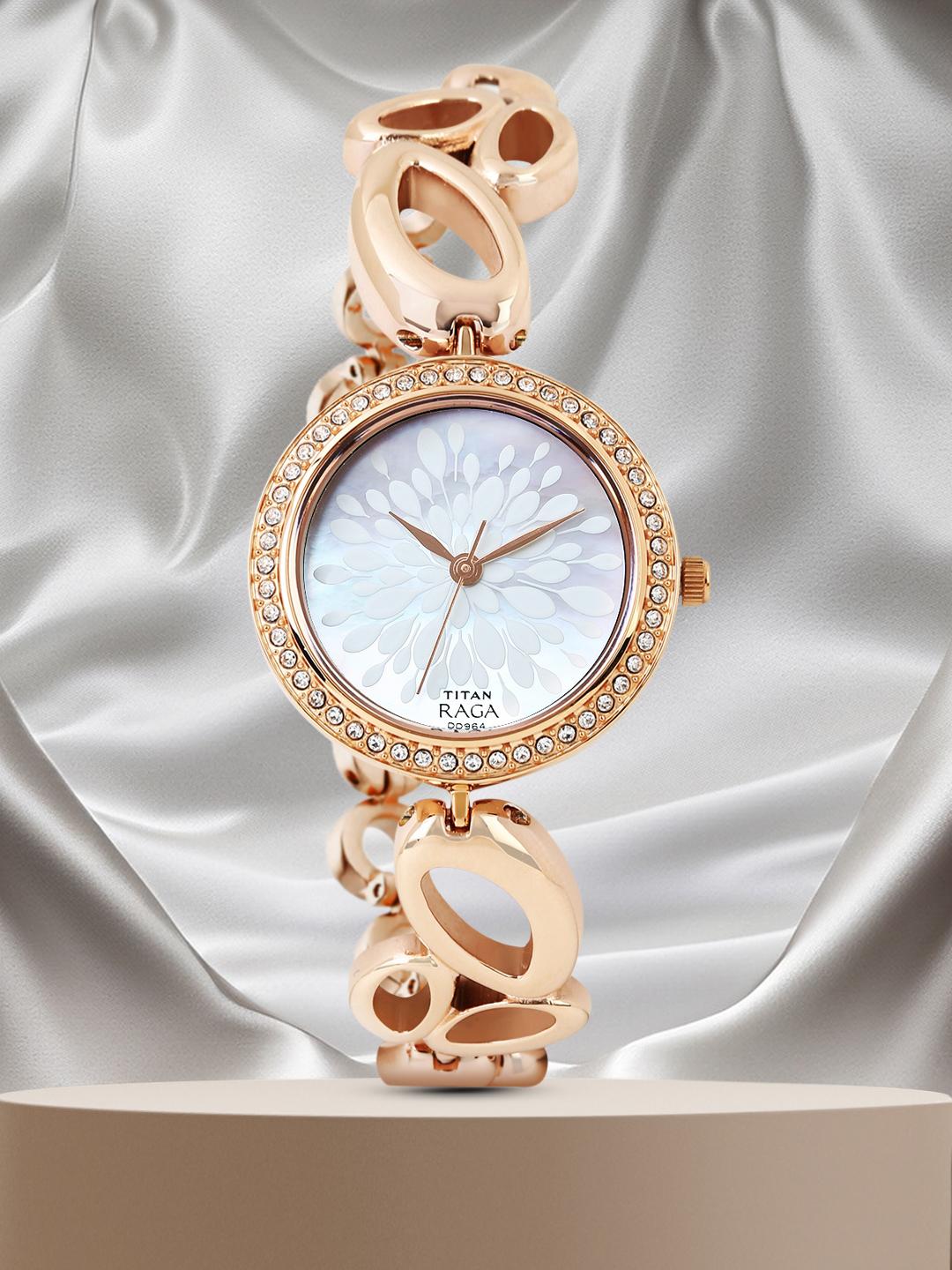 Buy Titan Raga Garden Of Eden Quartz Analog With White Mop Dial Watch ...