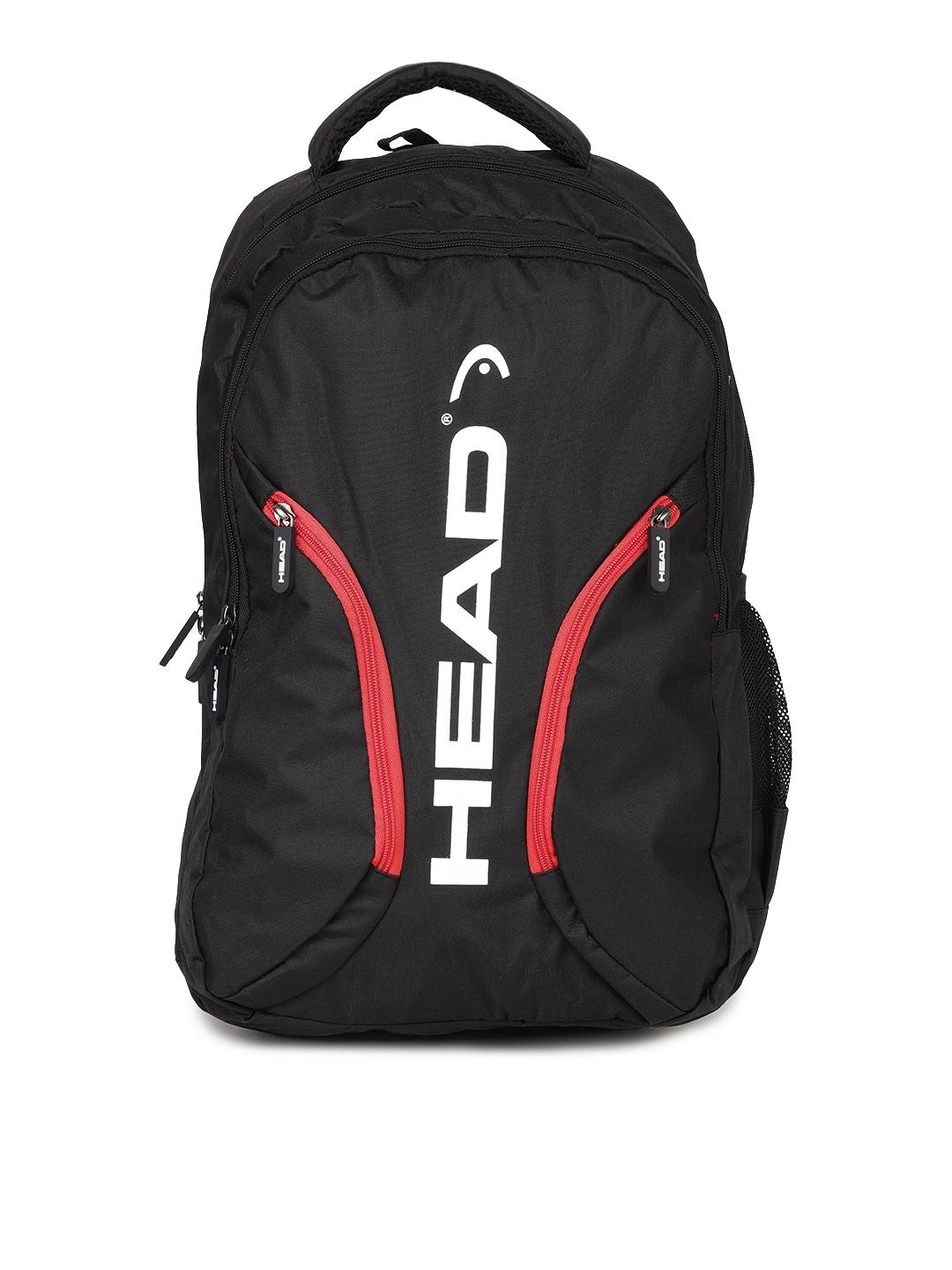 Buy Head Unisex Black Brand Logo Borris Backpack - Backpacks for Unisex ...