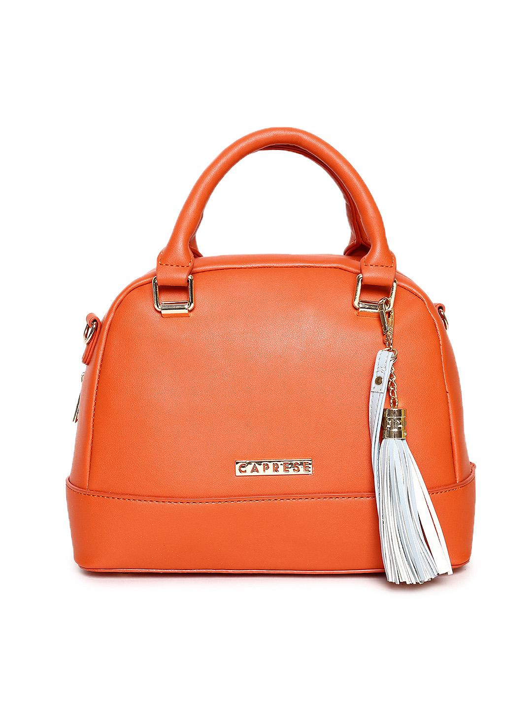 Buy Caprese Sally Women Orange Small Satchel Bag - Handbags for Women ...