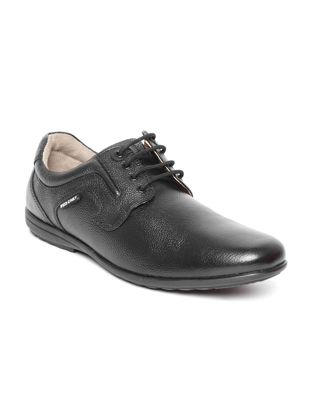 Buy Red Chief Men Black Leather Formal Derby Shoes - Formal Shoes for ...