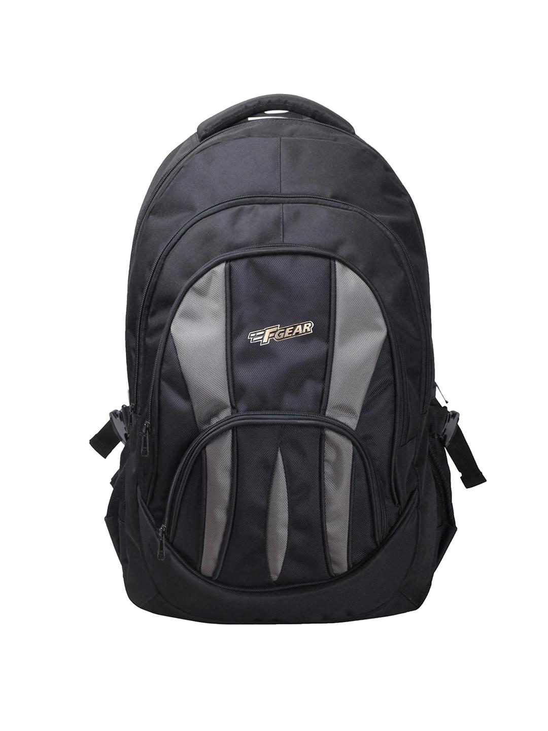 Buy F Gear Unisex Black & Grey Adios Backpack - Backpacks for Unisex ...