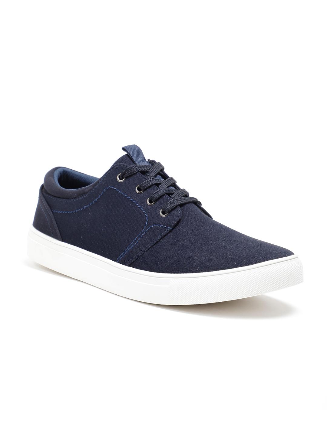 Buy LOCOMOTIVE Men Navy Blue Sneakers - Casual Shoes for Men 6492927 ...