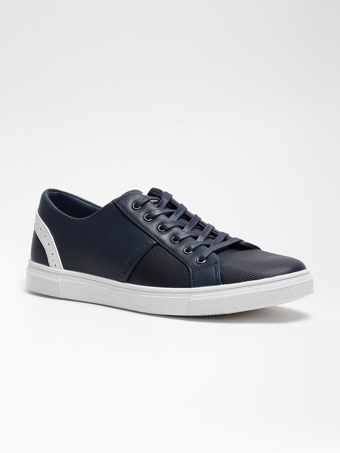 Buy LOCOMOTIVE Men Navy Blue Sneakers - Casual Shoes for Men 6493192 ...