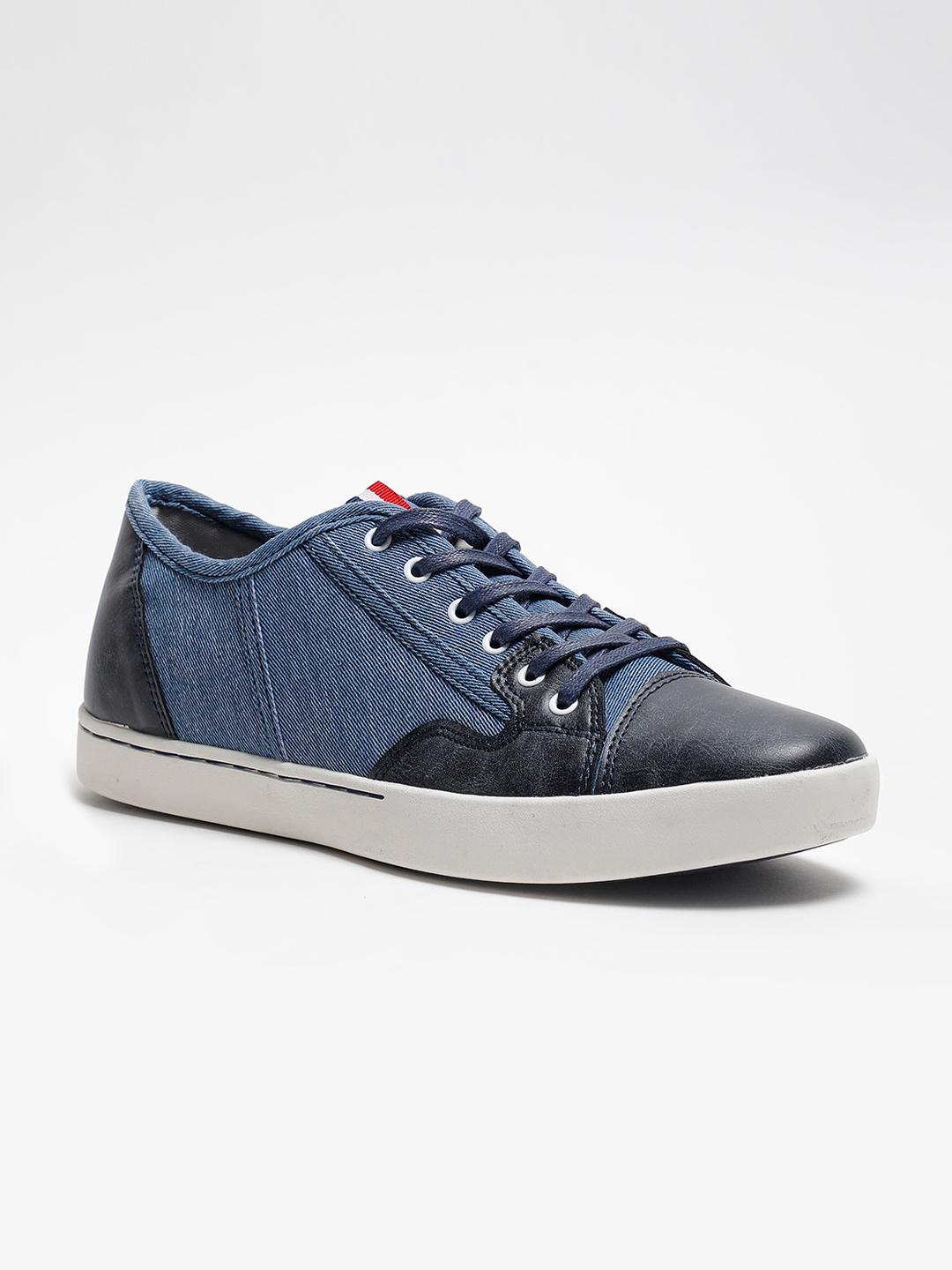 Buy LOCOMOTIVE Men Navy Blue Sneakers - Casual Shoes for Men 6500531 ...
