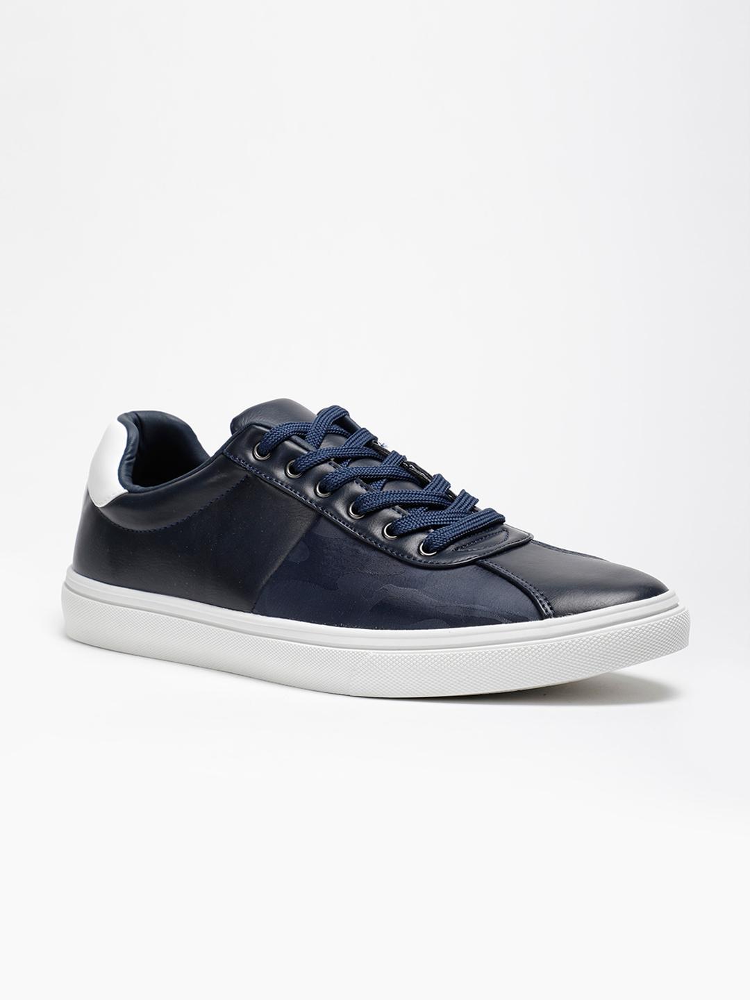 Buy LOCOMOTIVE Men Navy Blue Sneakers - Casual Shoes for Men 6527460 ...