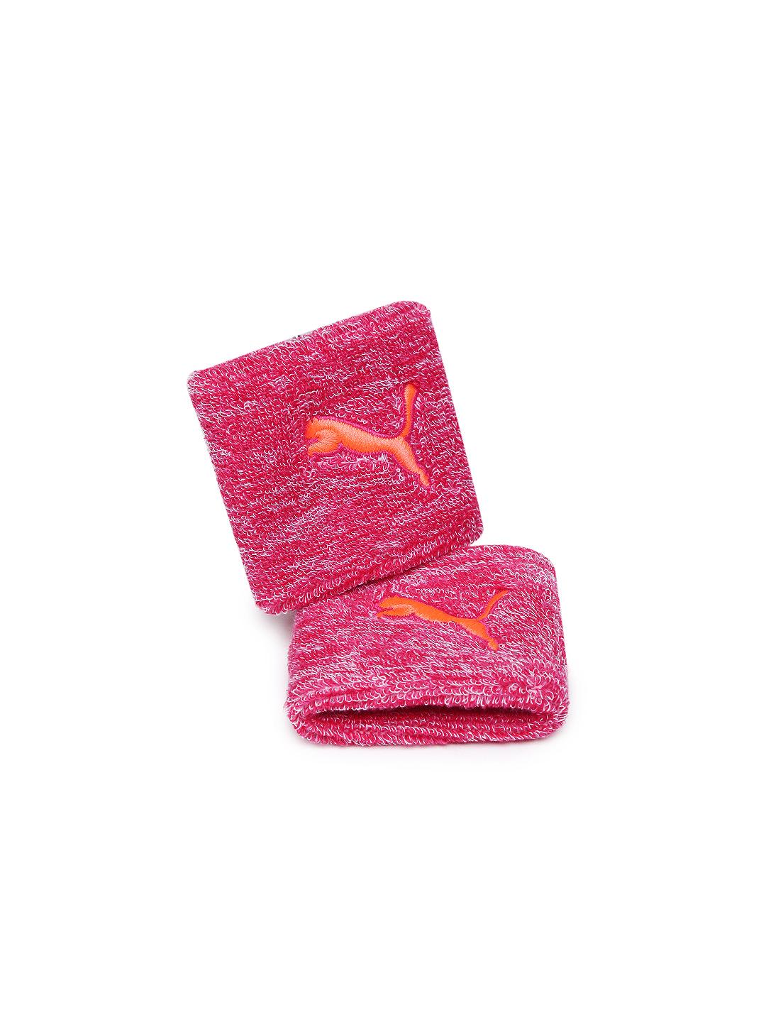 Buy Puma Unisex Pack Of 2 Magenta PUMA TR Wristbands - Wristbands for ...