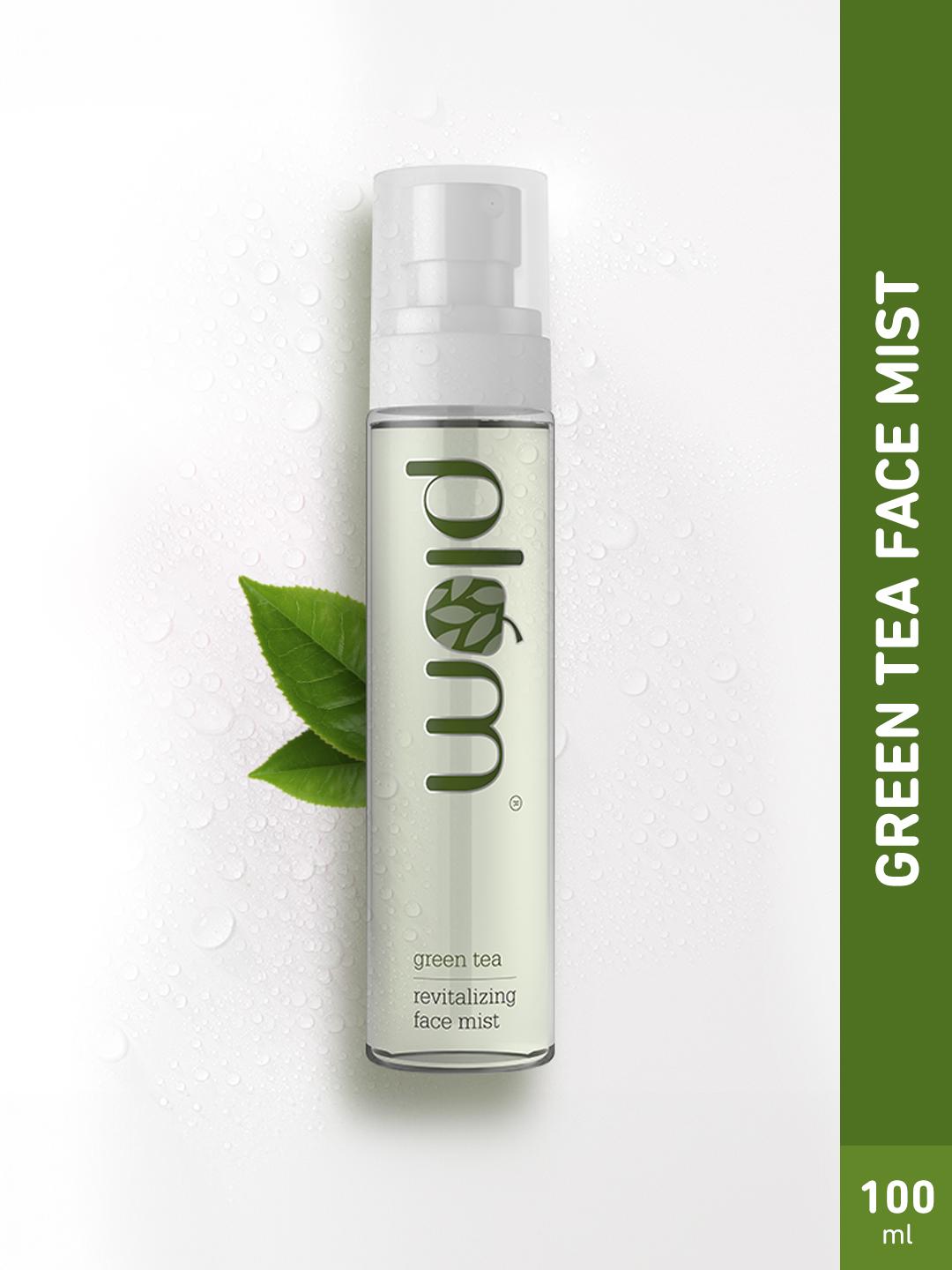 Buy Plum Green Tea Spray Face Mist With Glycolic Acid & Aloe Vera To ...