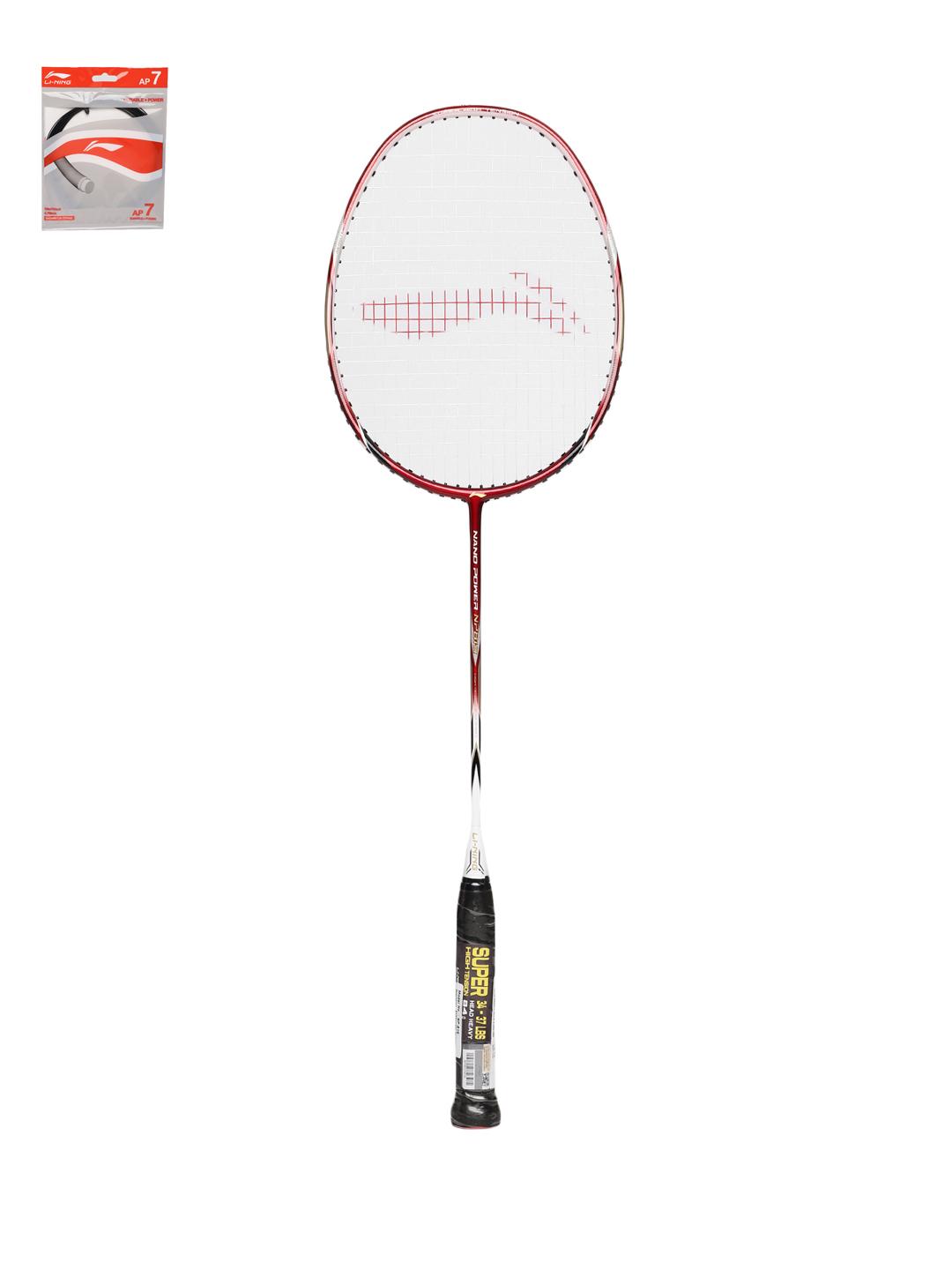 Buy Li Ning Unisex Red & Black Nano Power NP 819 Badminton Racquet ...