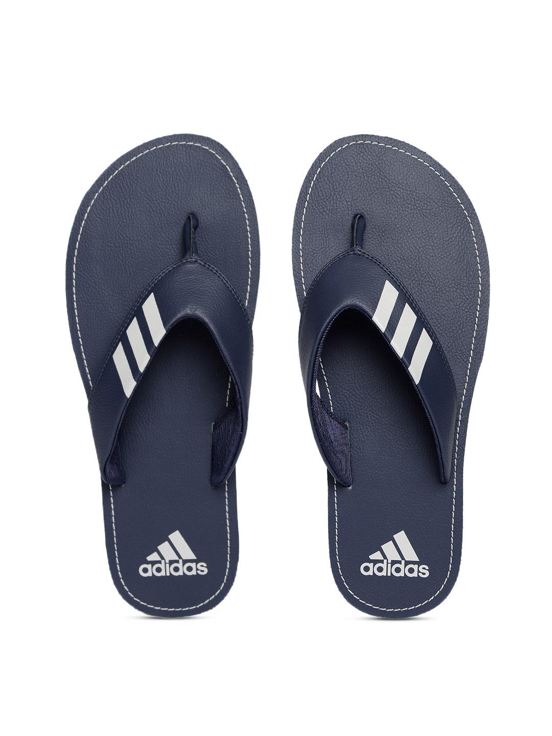 Buy ADIDAS Men Navy Blue Coset 2018 Thong Flip Flops - Flip Flops for ...