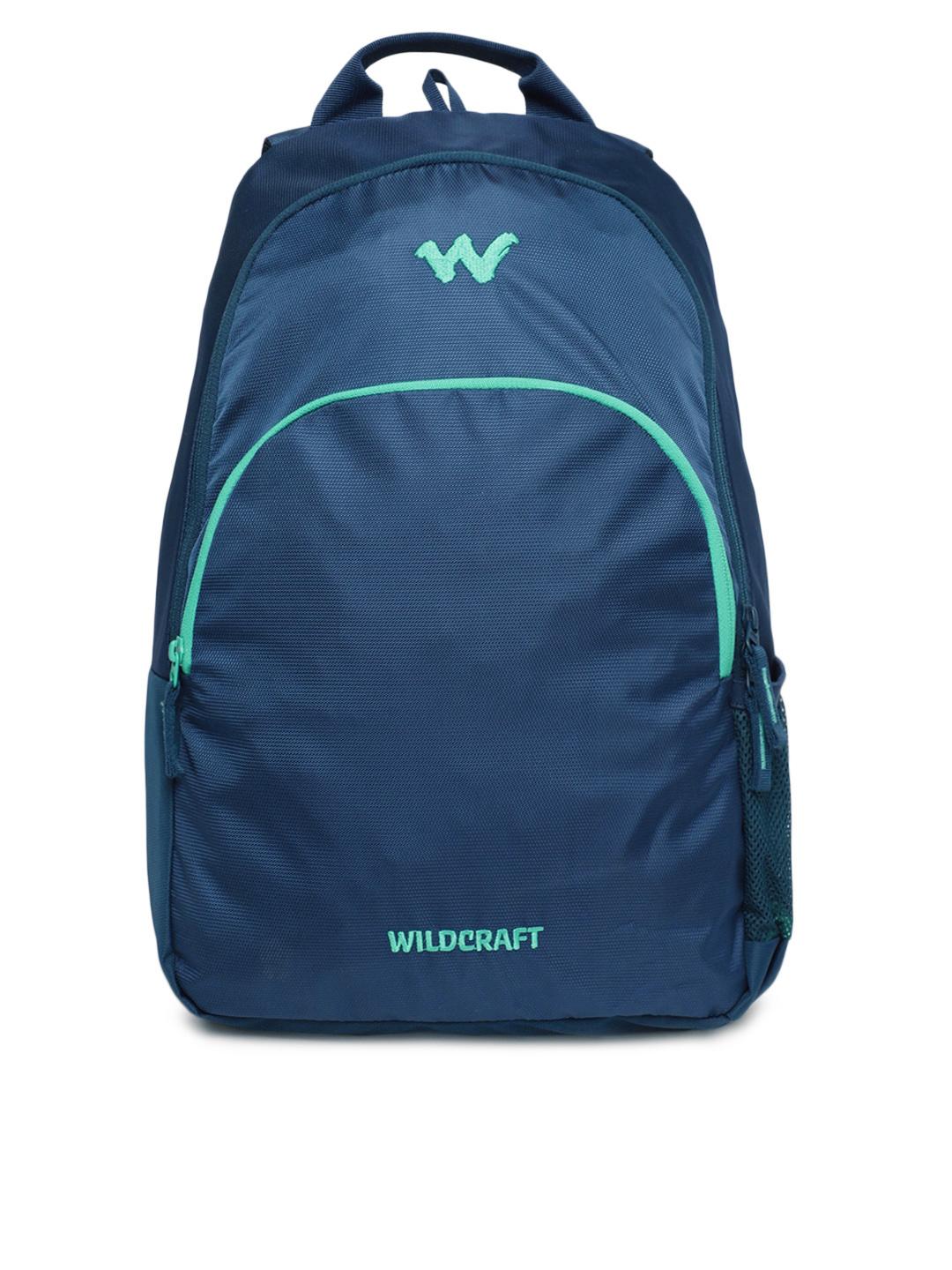 Buy Wildcraft Unisex Blue Solid Compact Laptop Backpack - Backpacks for ...