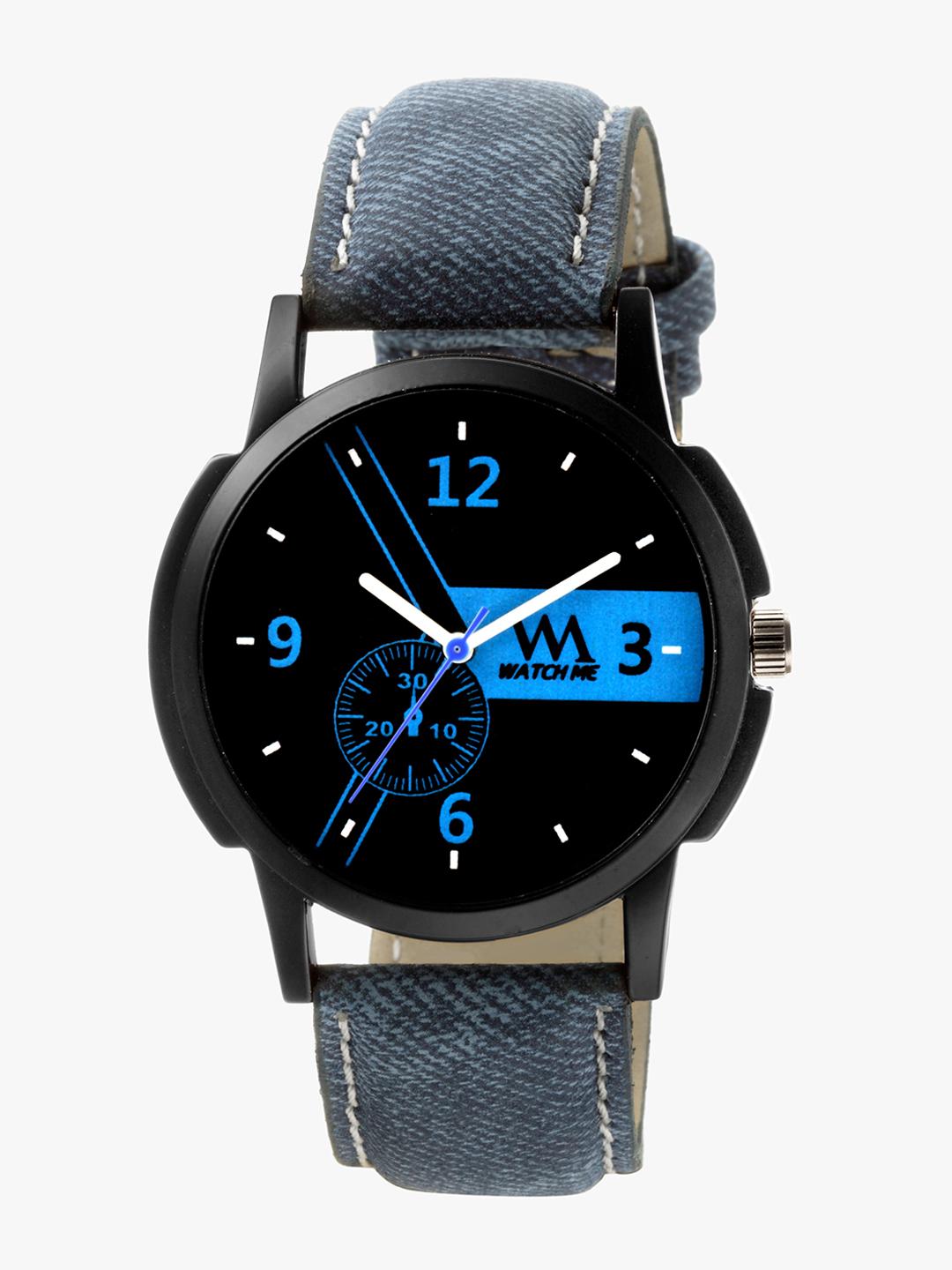 Buy WM Men Black Analogue Watch WMC 004 - Watches for Men 7255403 | Myntra
