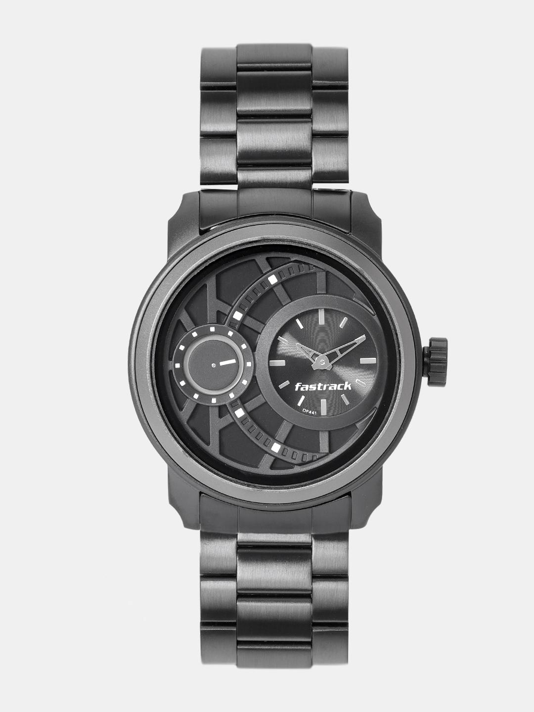 Buy Fastrack Men Black Analogue Watch NK3147KM01_OR_F - Watches for Men ...