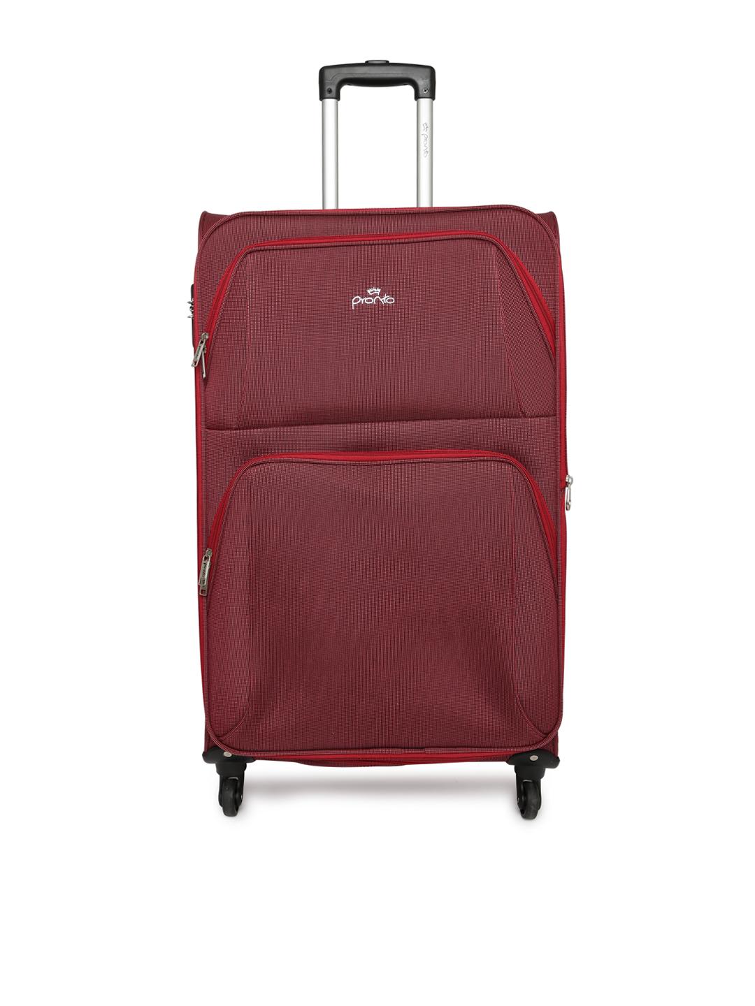 Buy Pronto Unisex Red CAMRY 4 W Spinner 78 Large Trolley Bag - Trolley ...