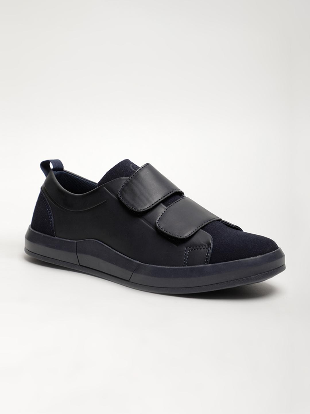 Buy LOCOMOTIVE Men Navy Blue Slip On Sneakers - Casual Shoes for Men ...
