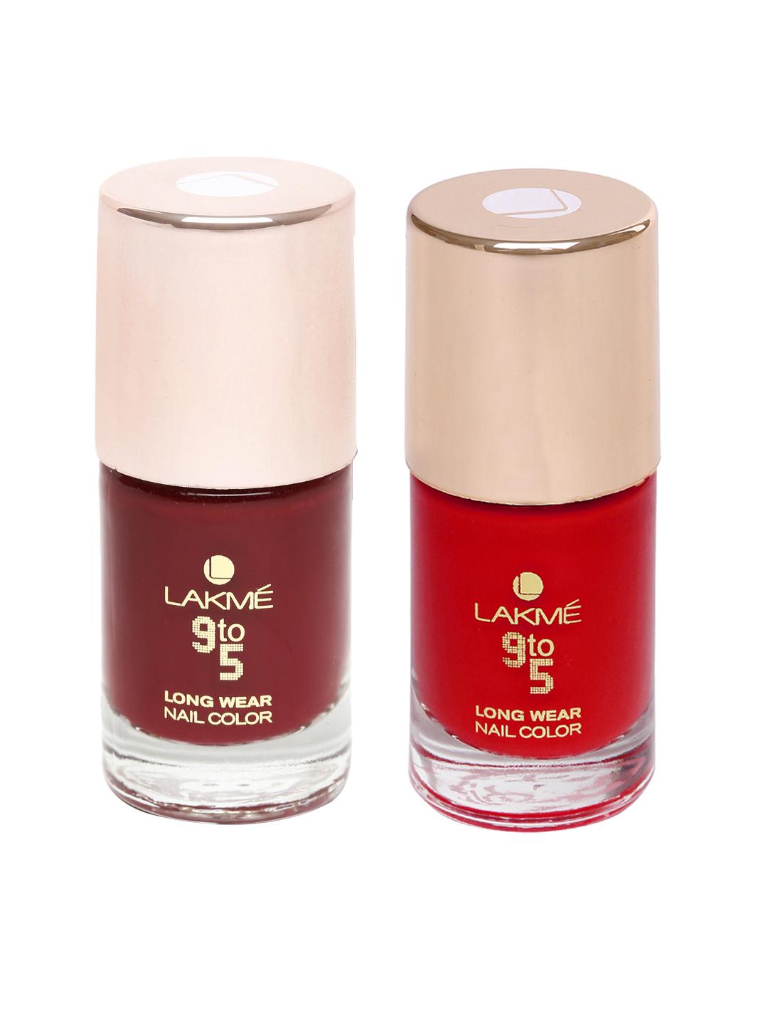 Buy Lakme Set Of 2 Nail Polish - Nail Polish for Women 7762807 | Myntra
