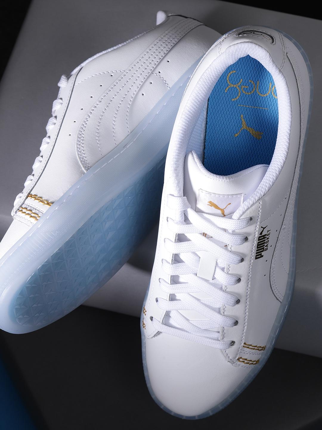 Buy Puma Unisex White Basket Classic One8 Sneakers - Casual Shoes for Unisex 8097801 | Myntra