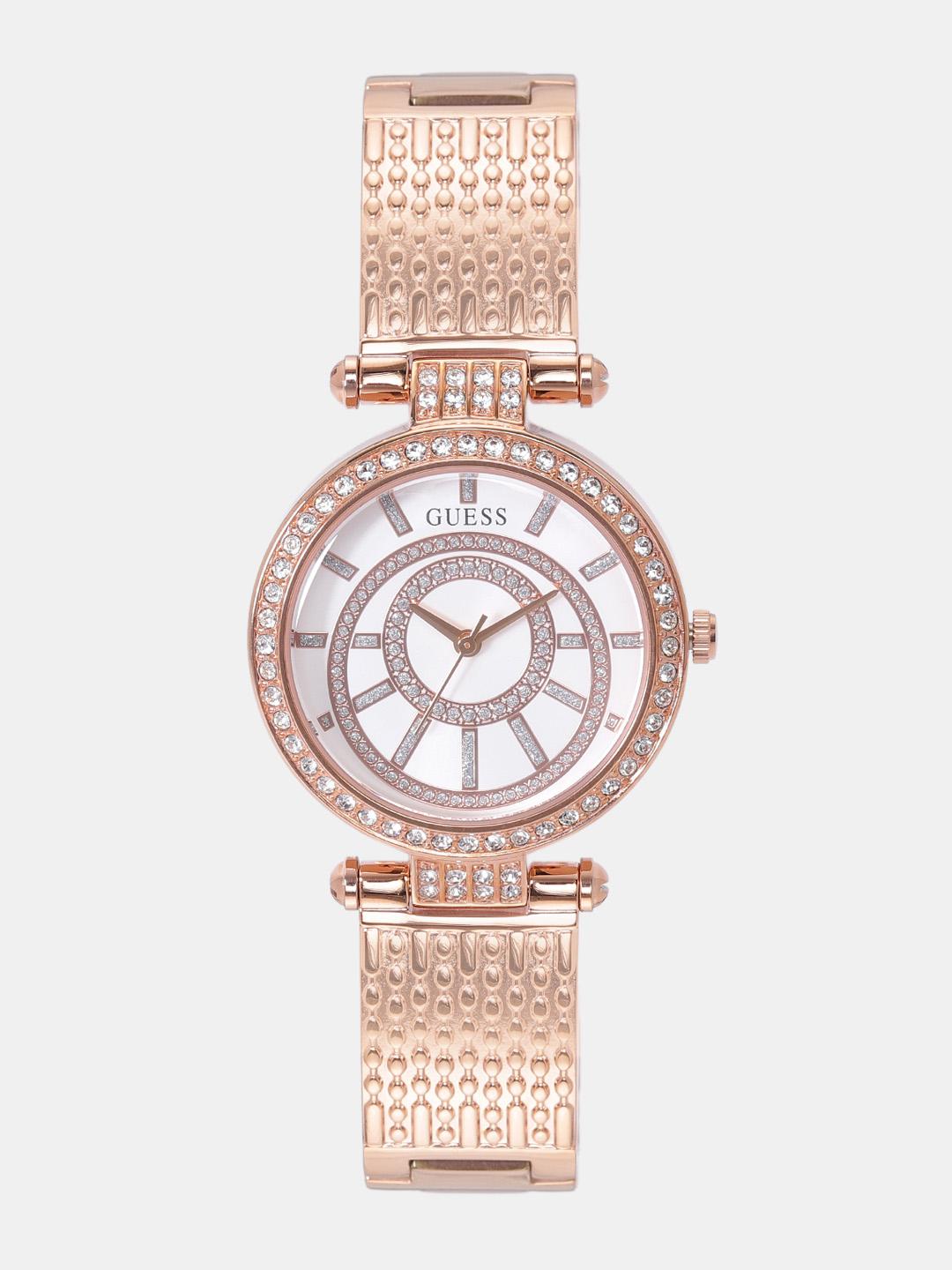 Buy GUESS Women White Analogue Watch W1008L3_OR - Watches for Women ...