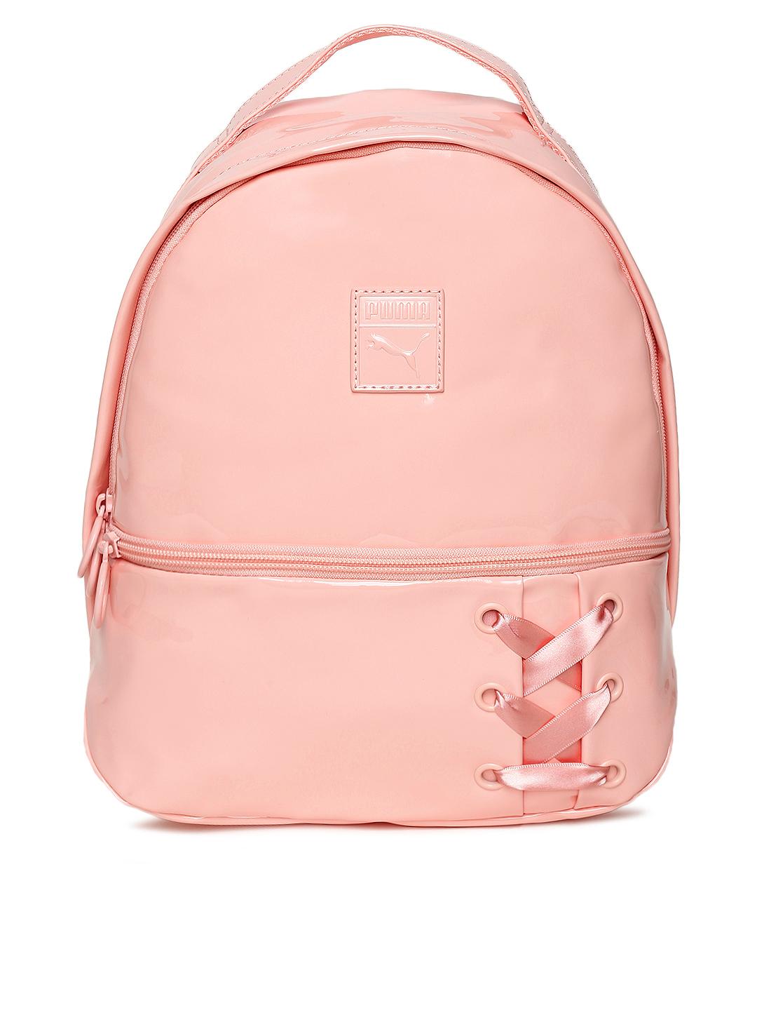 Buy Puma Women Peach Coloured Solid Prime Archive Backpack - Backpacks ...