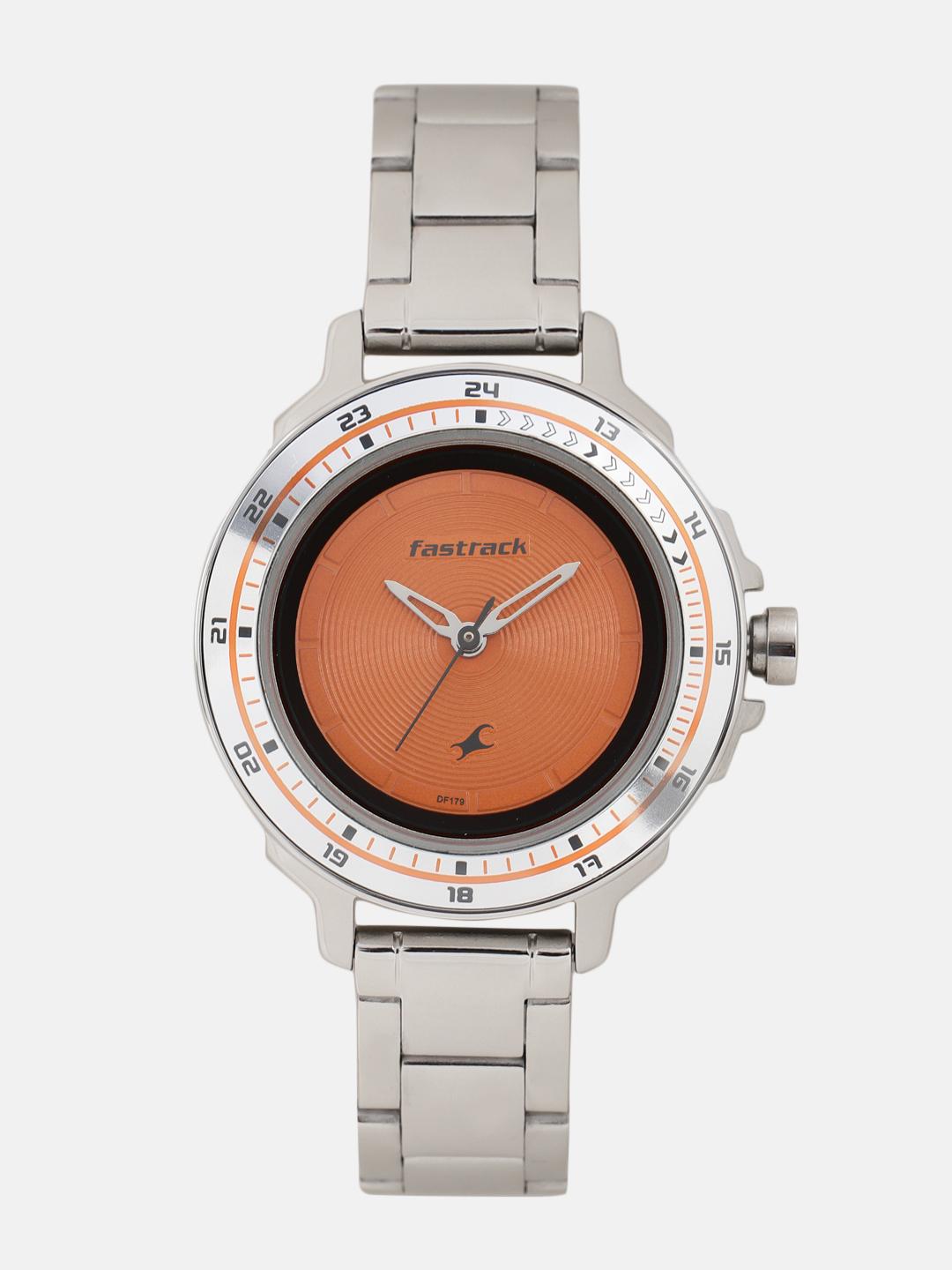 Buy Fastrack Women Orange Analogue Watch NK6135SM02_OR2 - Watches for ...