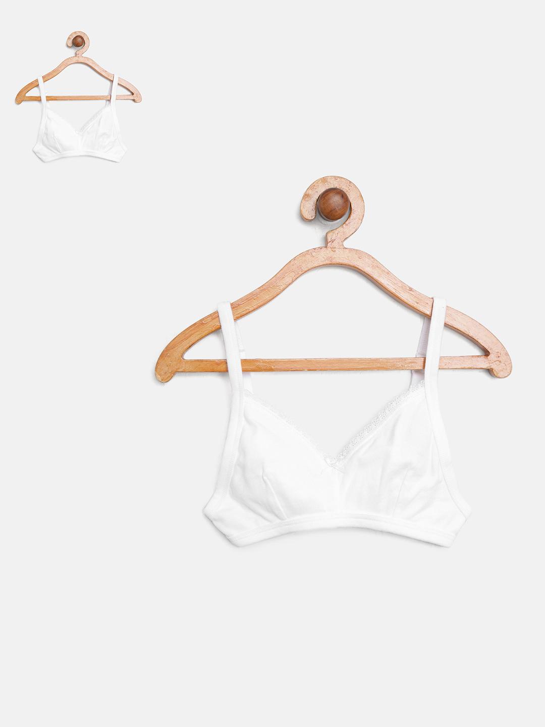 Buy Marks & Spencer Pack Of 2 White Non Wired Lightly Padded Everyday ...