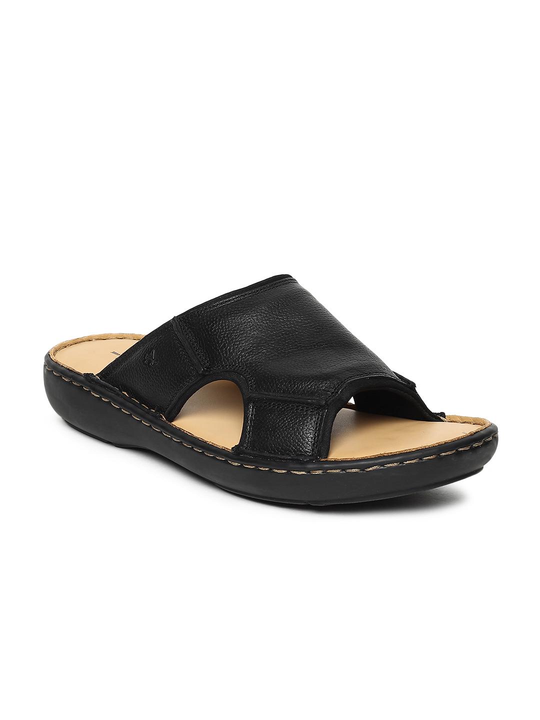 Buy Arrow Men Black Sandals - Sandals for Men 8927583 | Myntra
