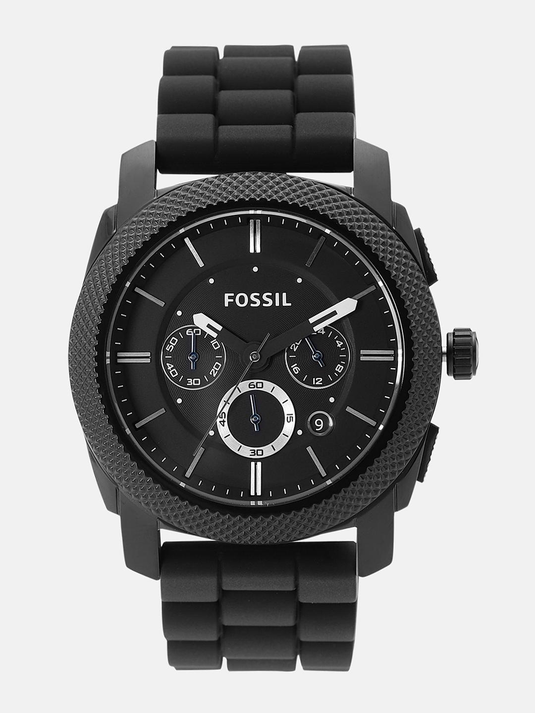 Buy Fossil Men Black Analogue Watch FS4487 - Watches for Men 9037157 ...