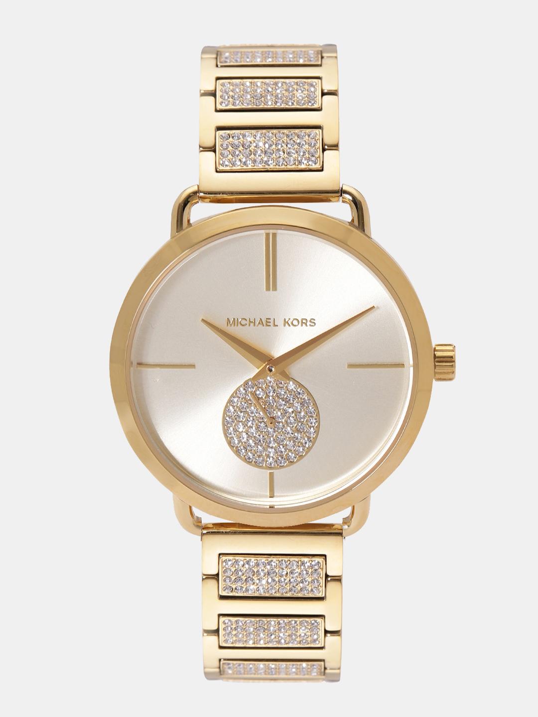 Buy Michael Kors Women Gold Toned Analogue Watch MK3852 - Watches for ...