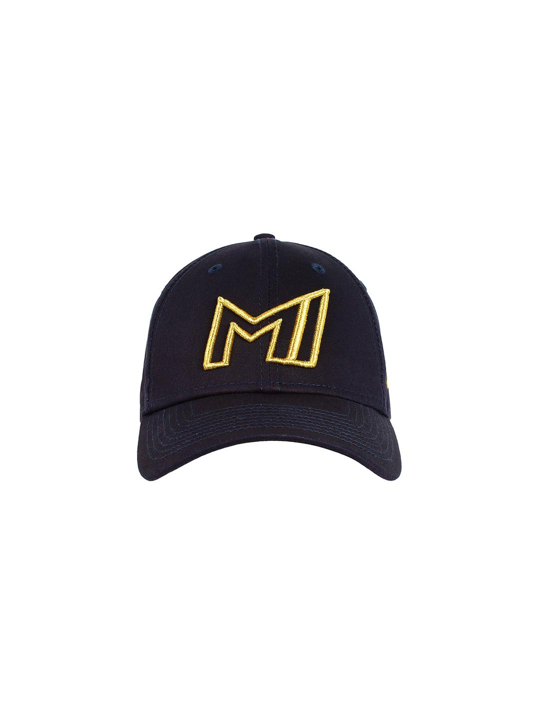 Buy New Era Unisex Navy Blue Embroidered Mumbai Indians Baseball Cap ...