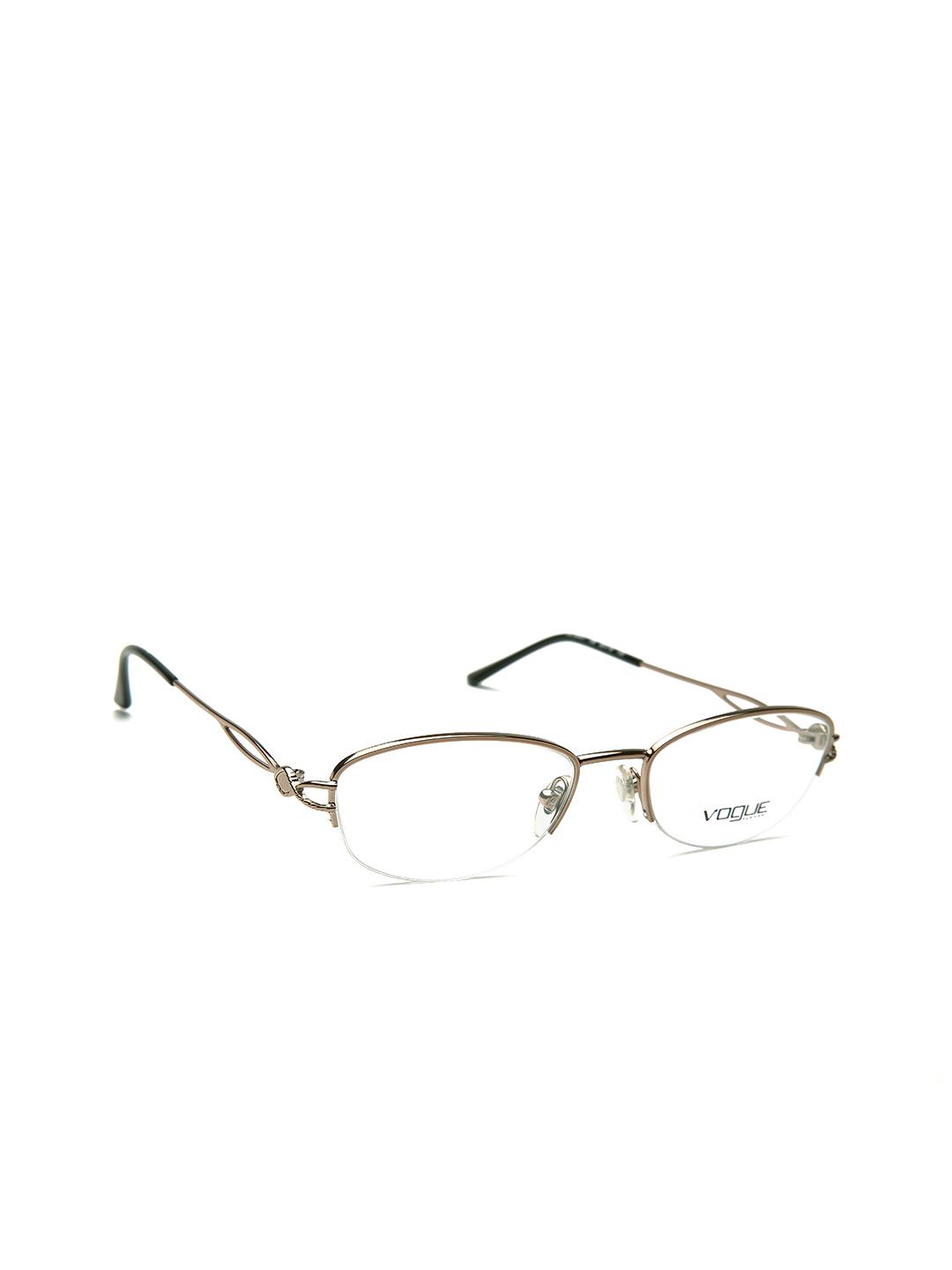 Buy Vogue Men Copper Toned Oval Half Rim Frames 0VO3840I81250 - Frames ...
